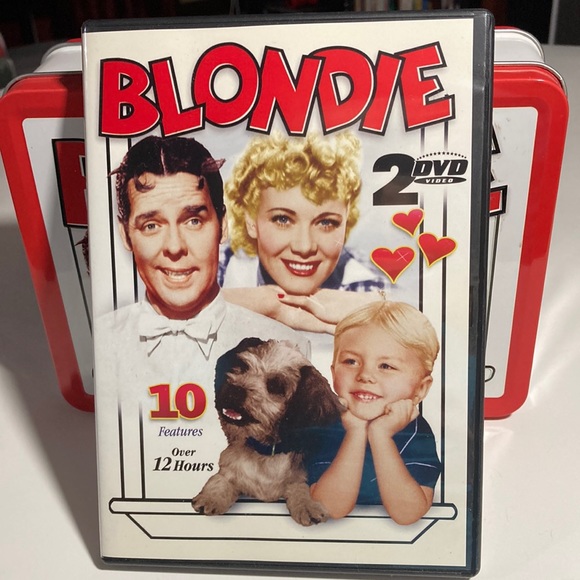 Media | Vintage Blondie Set Of Two Dvds In Metal Lunch Box Type ...